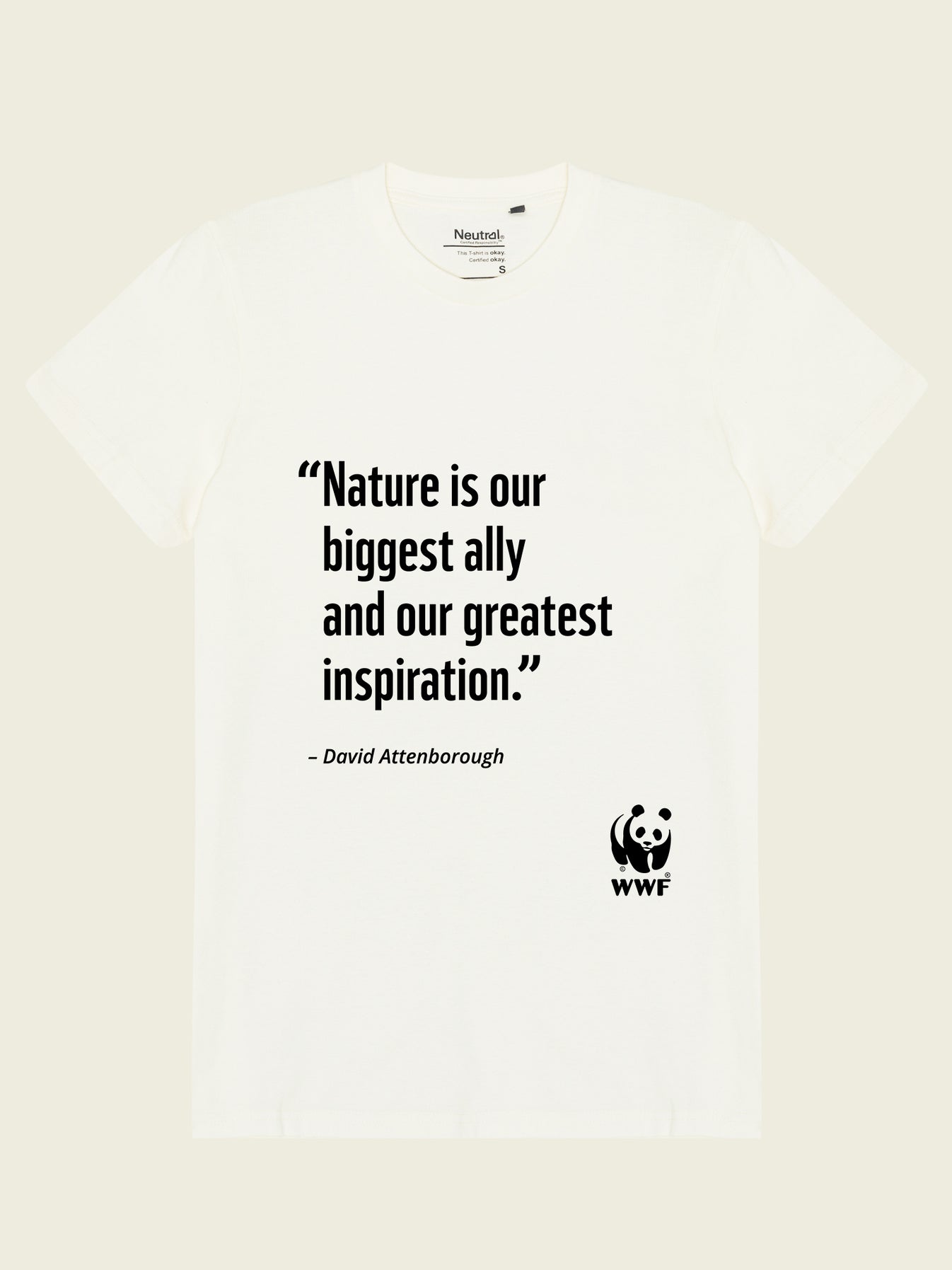 David Attenborough - T-shirt – WWF Verdensnaturfonden